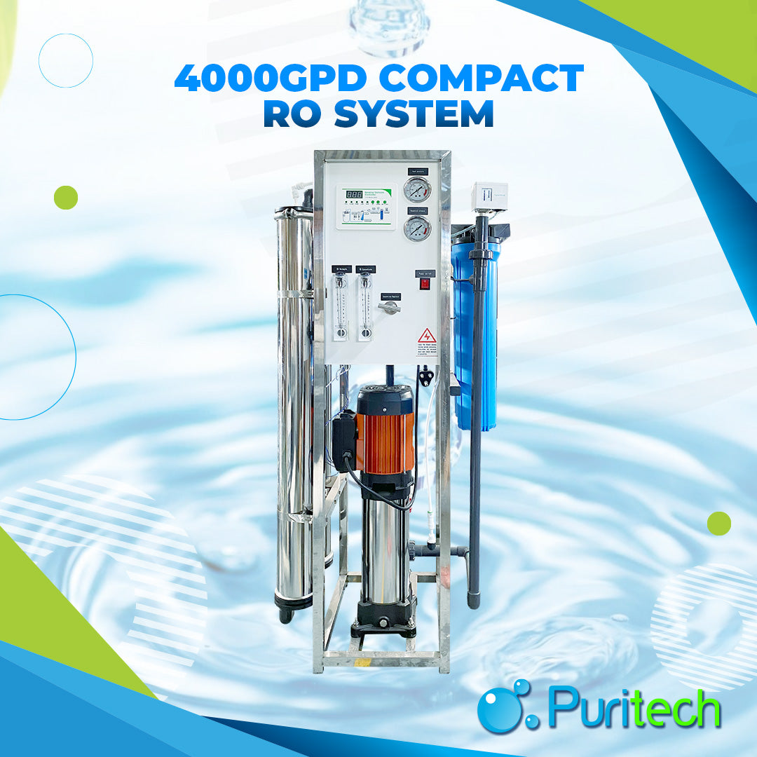 Compact 4000GPD Reverse Osmosis System