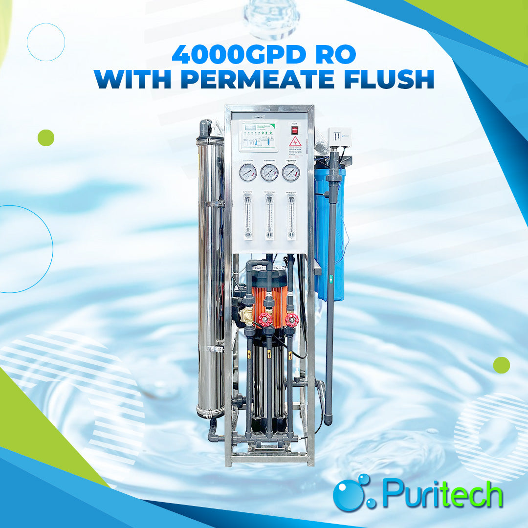 Compact 4000GPD RO with Permeate Flush – Reverse Osmosis
