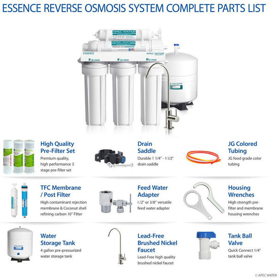 800GPD Pure Water 5 Stage Reverse Osmosis RO System